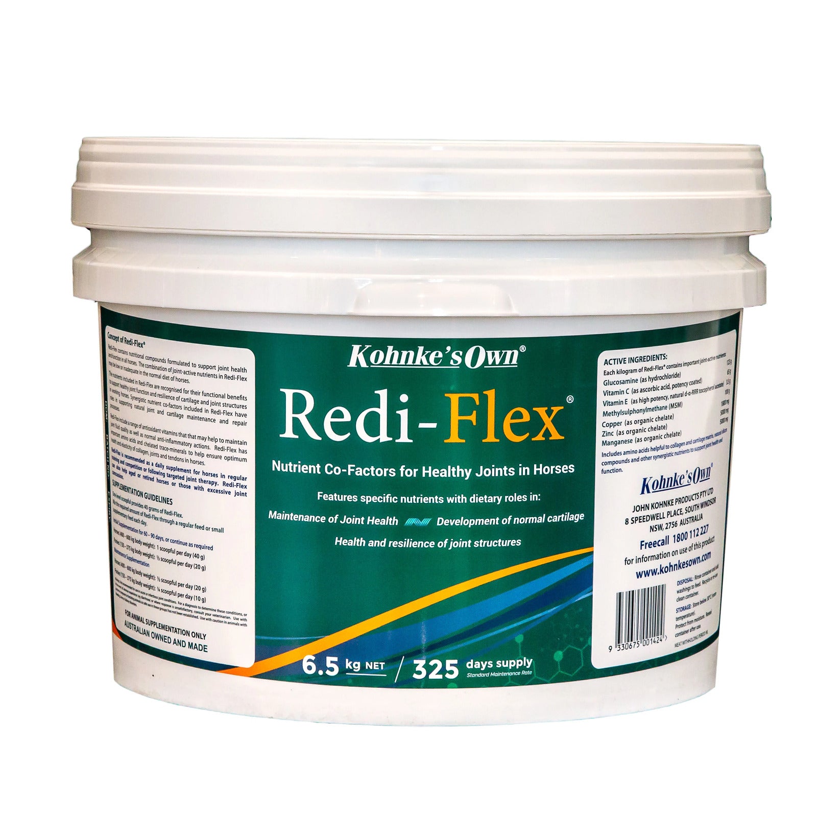 Kohnke's Own Redi-Flex 6.5kg Highly Effective And Comprehensive Equine ...