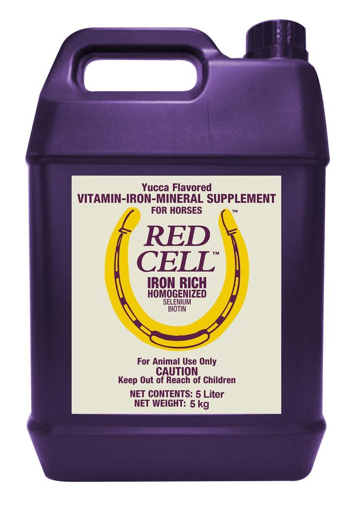 Red Cell Iron Rich Supplement 5 Litre For Horses – Wyong Produce